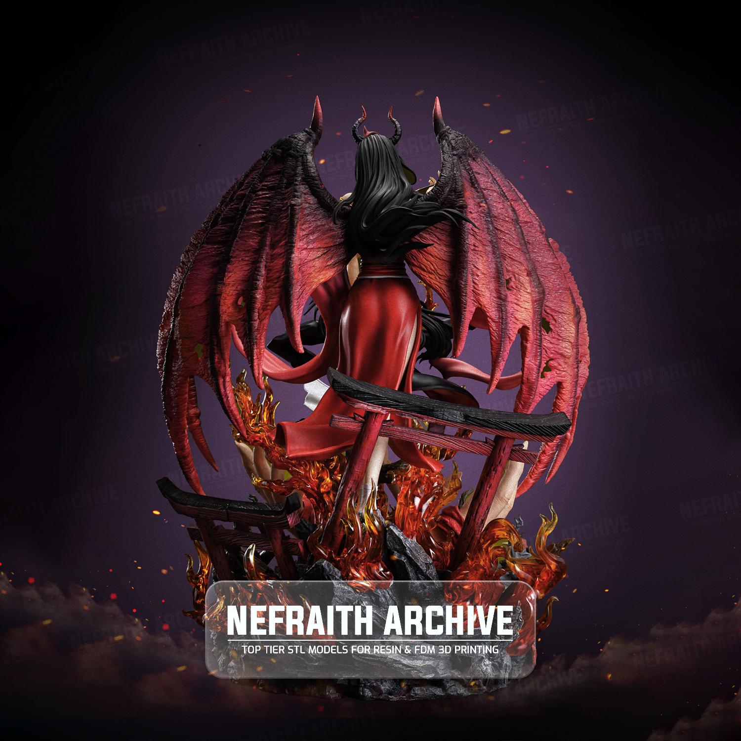 Nico Robin Demonio Fleur 3D STL Print File | Anime Diorama (multiple ...