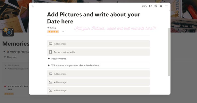 Couples Journal and Date Night Planner | Date Generator| Date Ideas ...