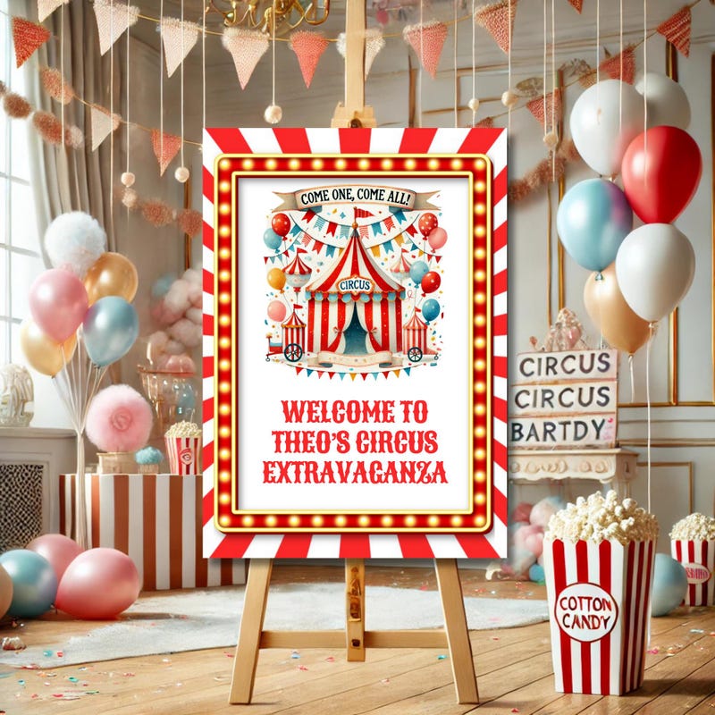 Circus Signs - Etsy