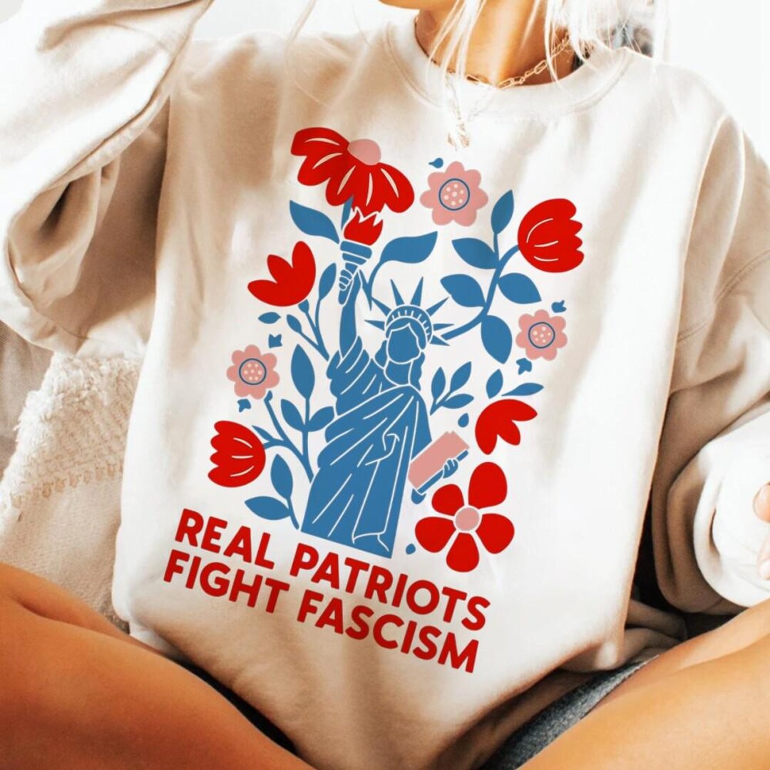 Real Patriots Fight Fascism Png, Freedom Democracy, Truth Shirt, Subtle ...