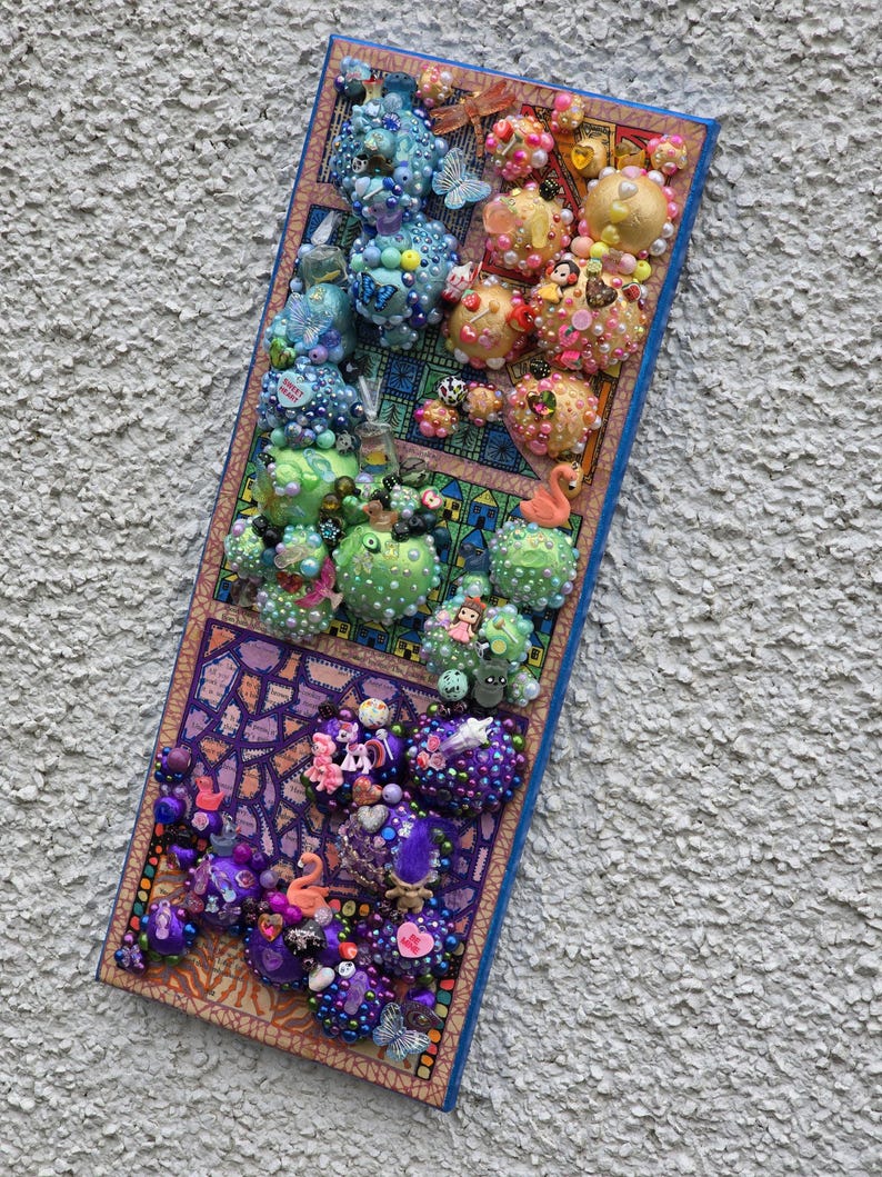 Colour Abstract Patterned Background Canvas Artwork, With Styrofoam ...