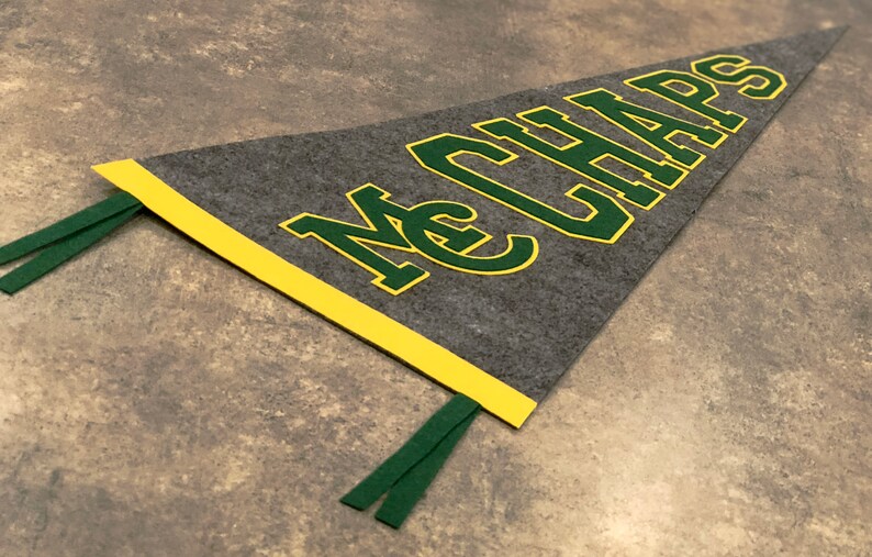 Large Custom Sports Team Pennant Flag with LOGO. School | Etsy