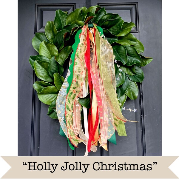 Ribbon Door Wreath - Etsy