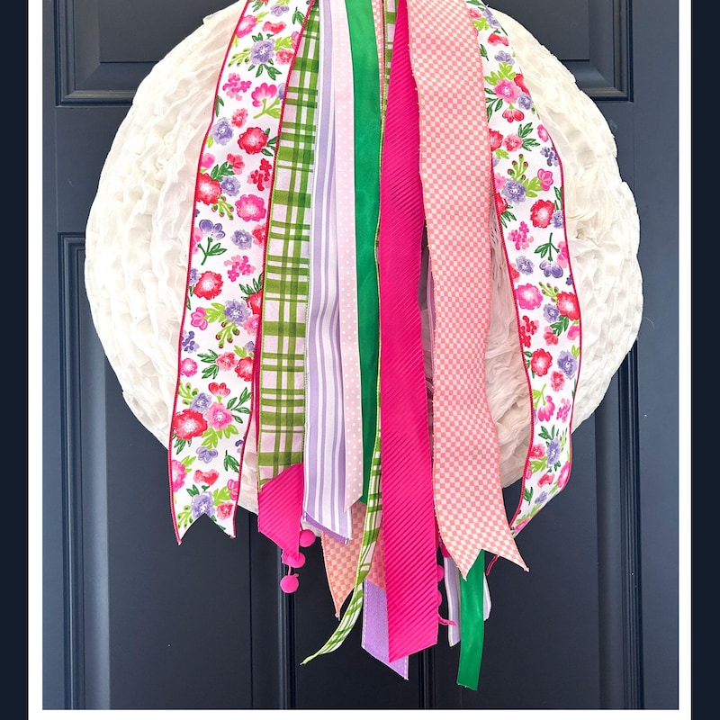 Ribbon Wreath - Etsy