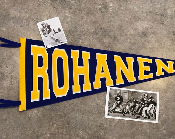 Large Custom Pennant. High School/college Pennant. Sports - Etsy