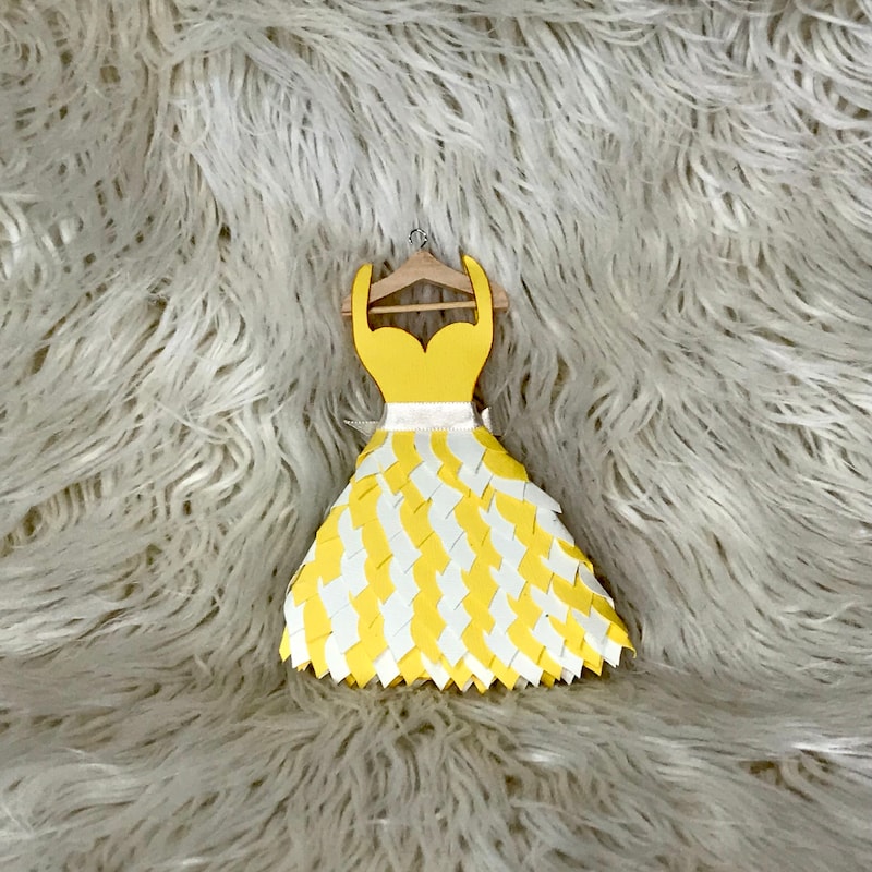 Miniature Paper Dresses - Etsy