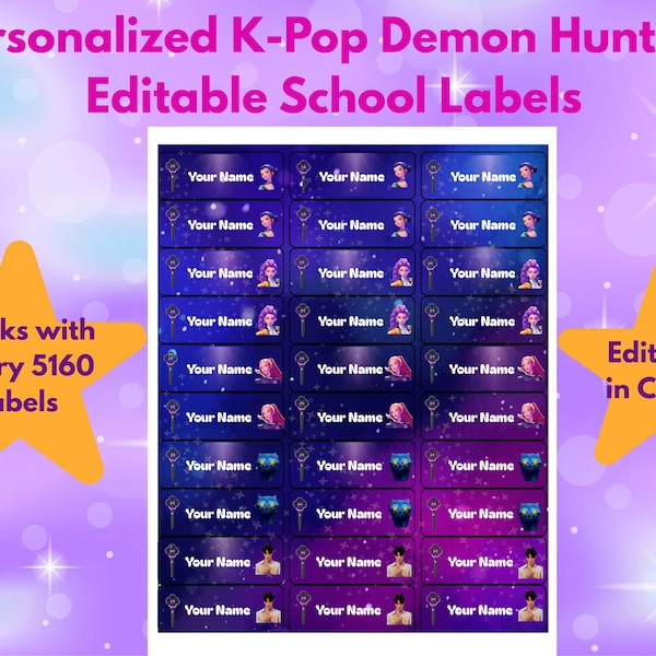 Kpop Demon Hunter School Bag - Etsy UK