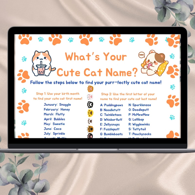 Cute Name Pdfs - Etsy