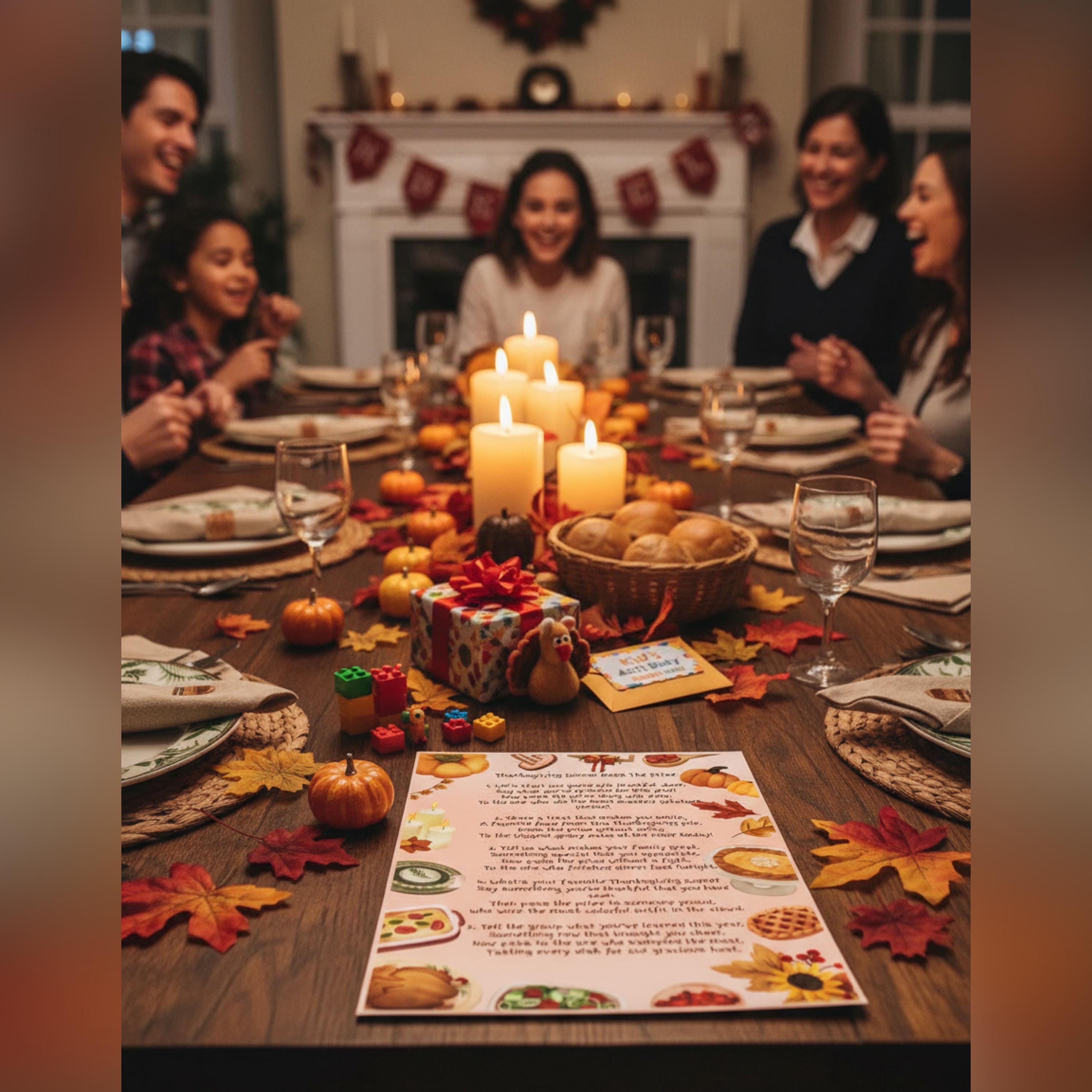 Thanksgiving Fun Friendsgiving Game Pass the Prize Gratitude Activity ...