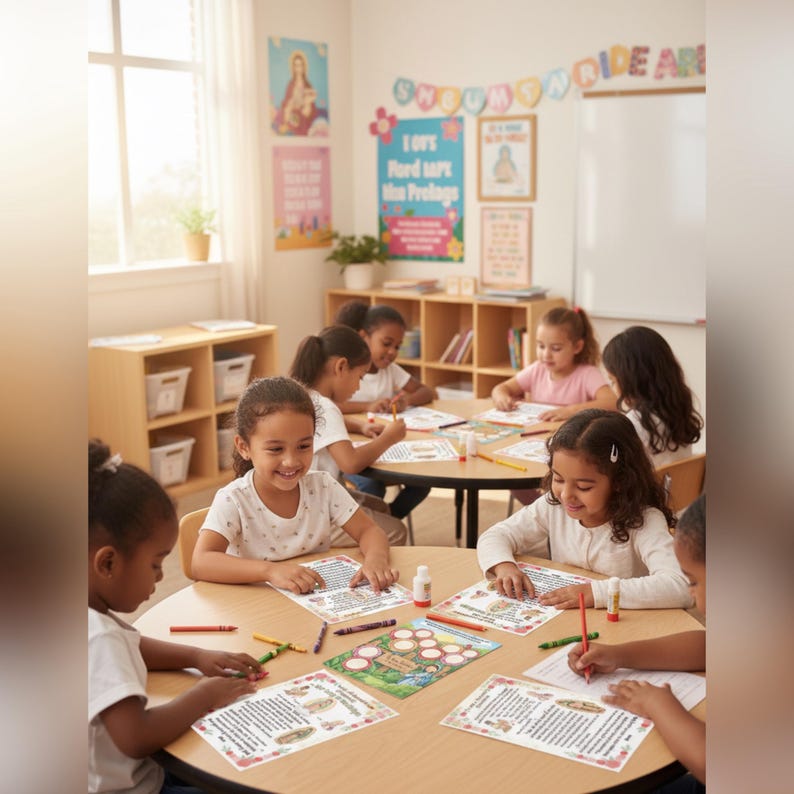 Our Lady Guadalupe Catholic Kids Bundle | Saint Mary Prayer Card, Faith ...