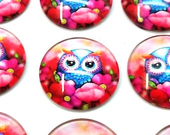10 Pcs Circle Planets Solar System Universe Glass Round Dome Seals ...