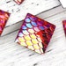 10 Pcs Mermaid Fish Scales Resin Carved Embellishment - Etsy