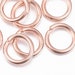 50 Pcs Double Rings 316 Stainless Steel Gold Plated Split Jump Rings ...