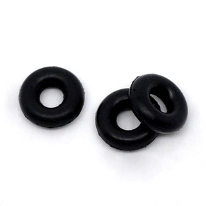 500pcs. Black Rubber Silicone Ring Clip Bead Stoppers 6mm - Etsy