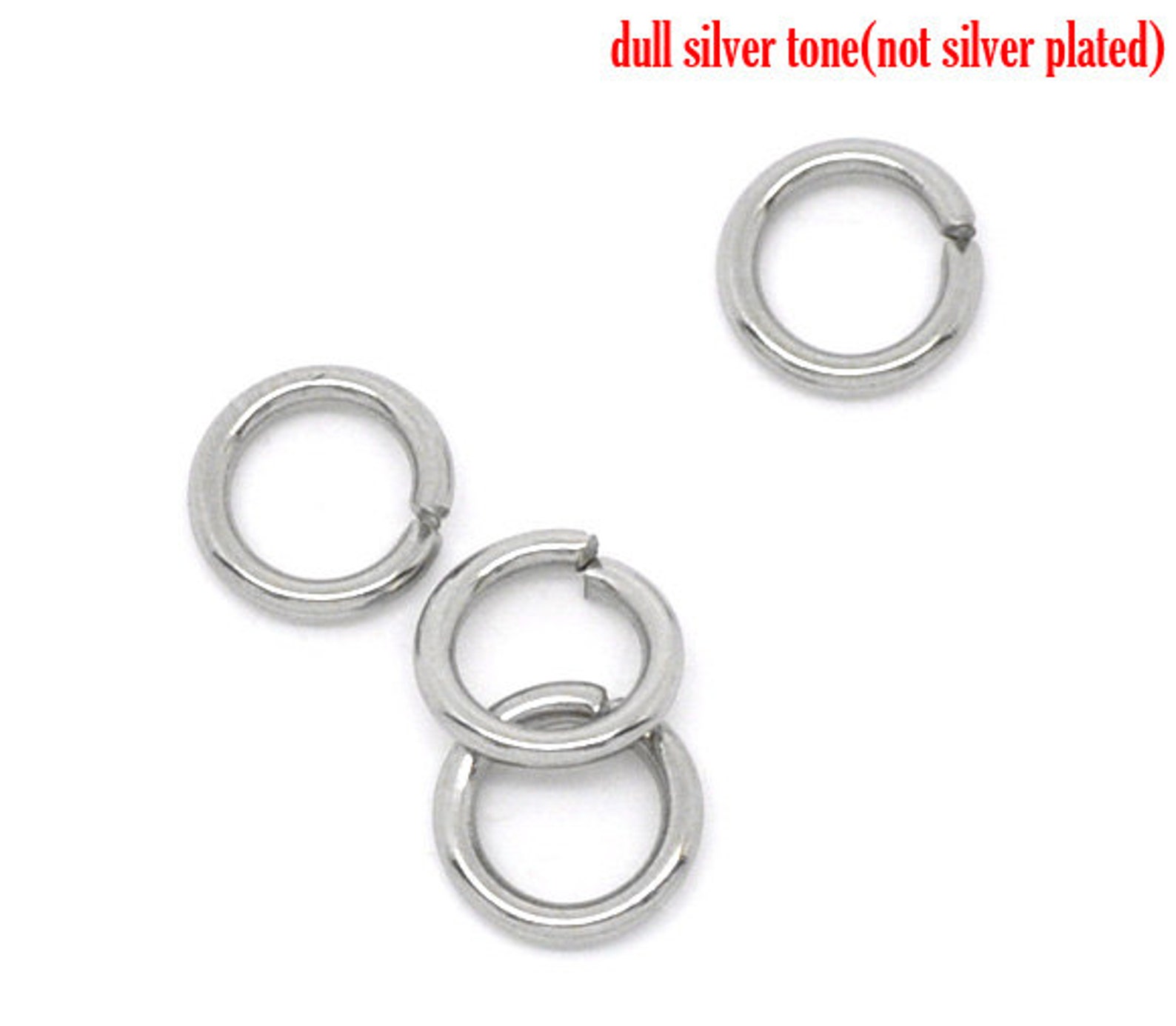 500 Pcs 304 Stainless Steel Open Jump Rings 5mm 20 Gauge - Etsy