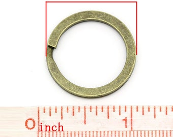 Brass Key Split Ring - Etsy