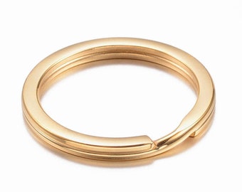 1 Split Split Key Ring Antique Brass KEY RING KEY-104 - Etsy