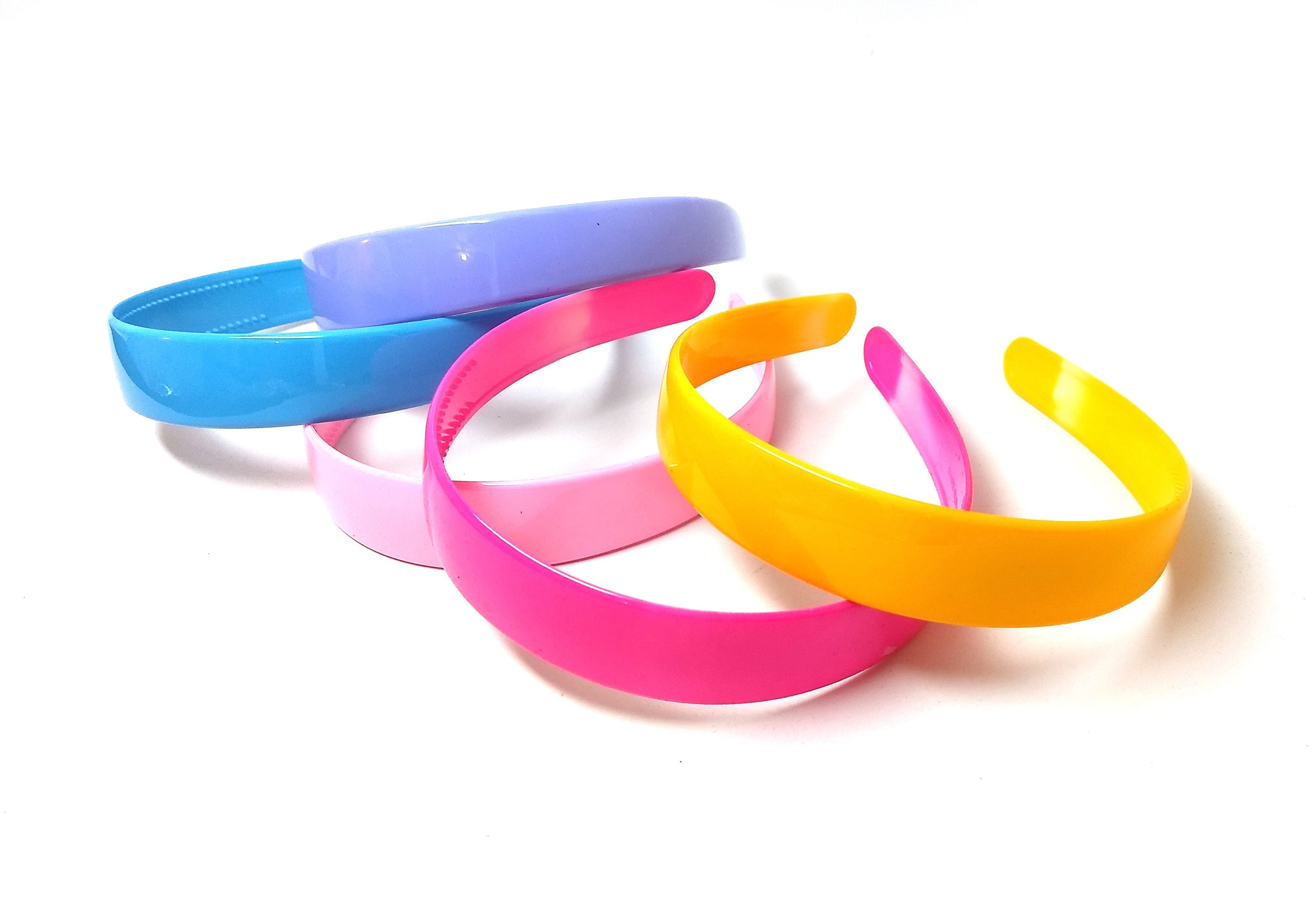 10 Pcs Assortment of Plastic Headbands 25mm 1 Wide - Etsy