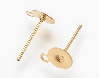 10 Pcs. 5 Pairs 304 Stainless Steel Gunmetal Black Earring - Etsy