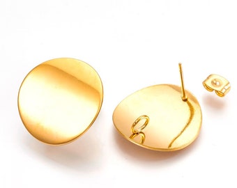 10 Pcs. 5 Pairs 304 Stainless Steel Teardrop Earring - Etsy