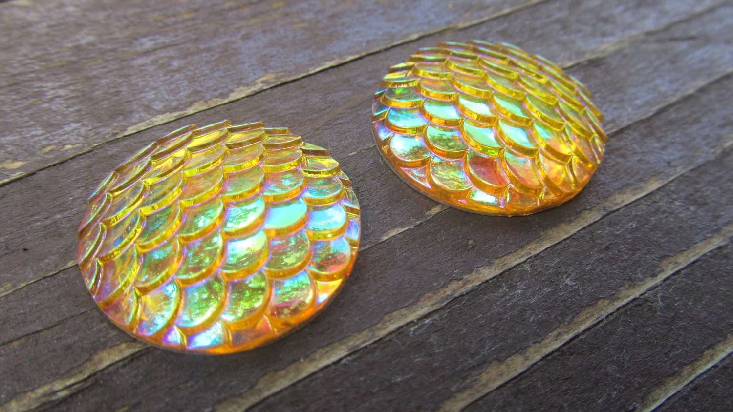 5 Pcs Mermaid Fish Scales Resin Carved Embellishment Cabochons - Etsy