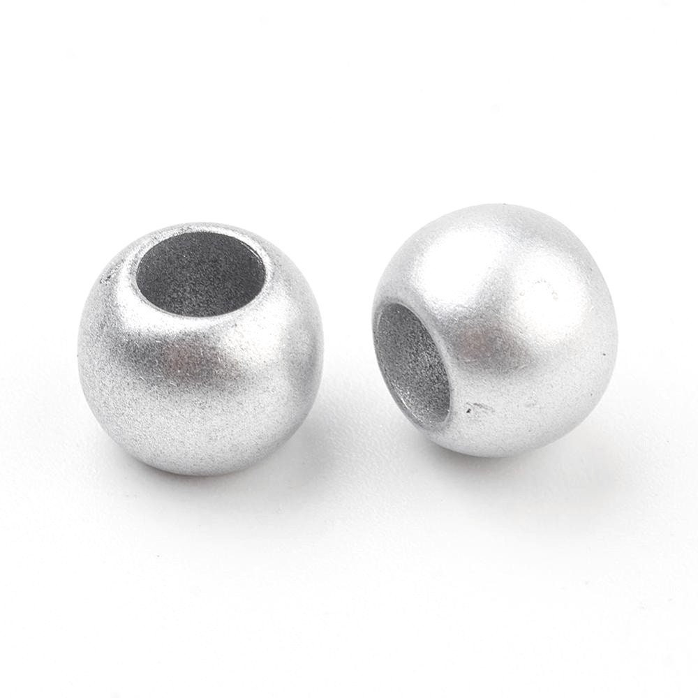 50 Pcs Silver Matte Smooth Ball Spacer Beads 10mm Large - Etsy