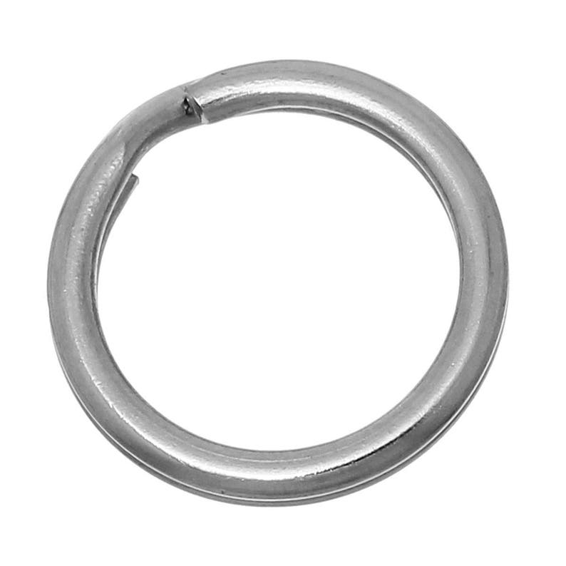 10 Pcs 304 Stainless Steel Split Rings Key Rings 20mm 0 79 Etsy