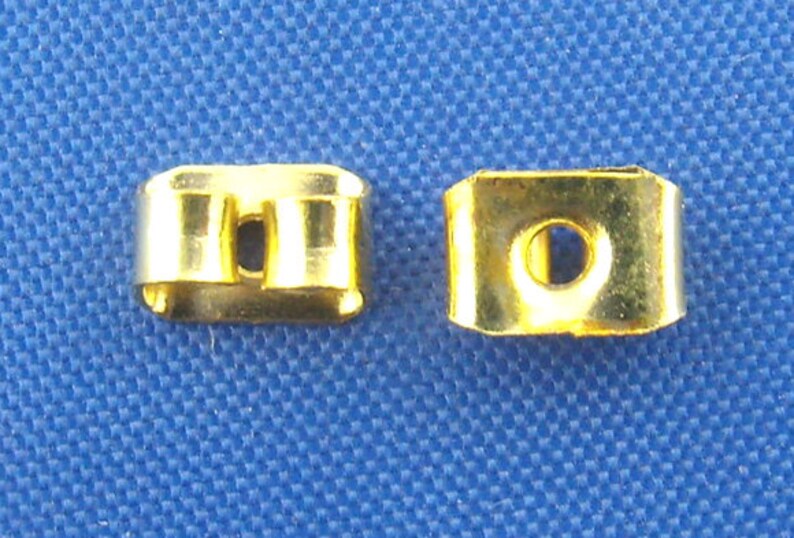 500 Pcs 250 Pairs Gold Plated Ear Nuts 4mm X 5mm Earring - Etsy