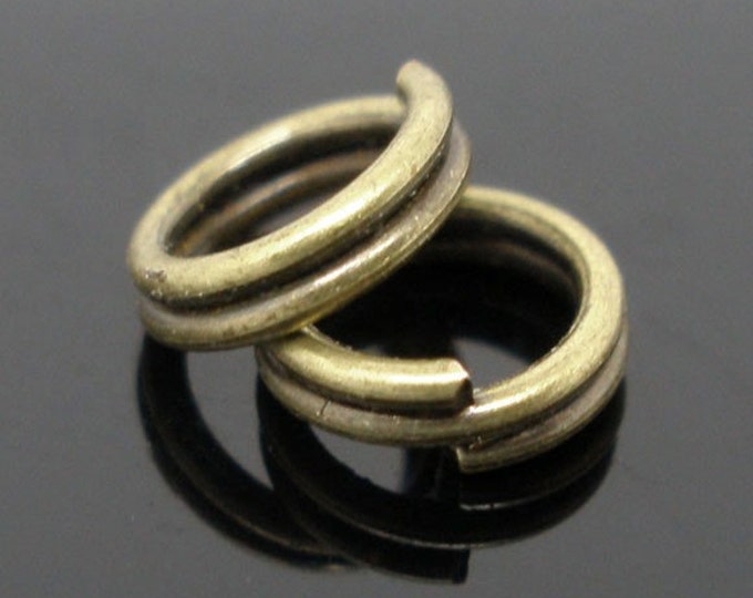 10 Pcs. Antique Bronze Split Rings Key Rings - 30mm (1.18 Inch) - Etsy