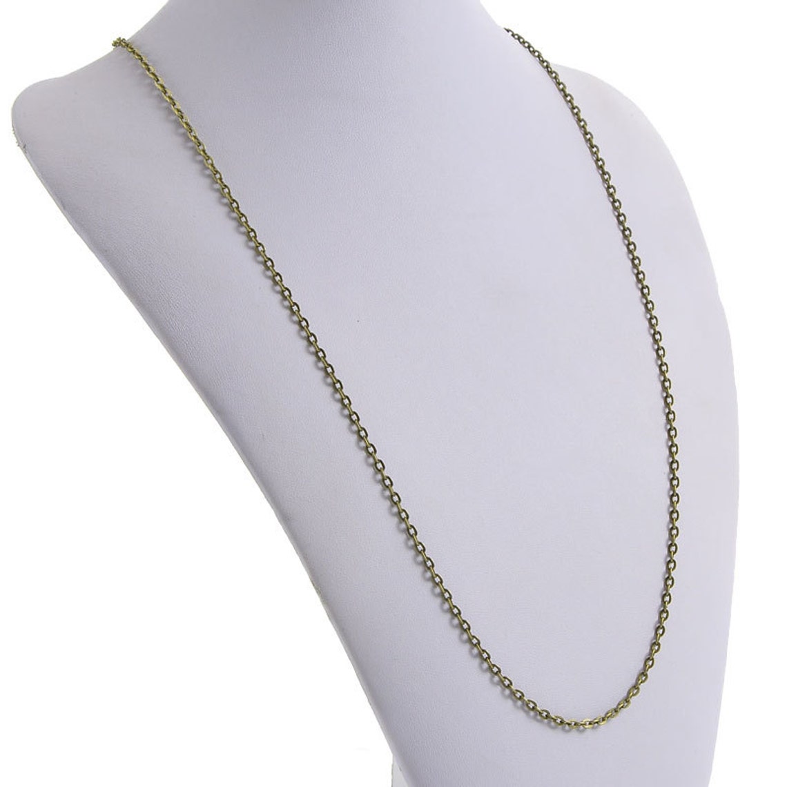 12 Pcs. Antique Bronze Textured Chain Link Necklaces 30 - Etsy