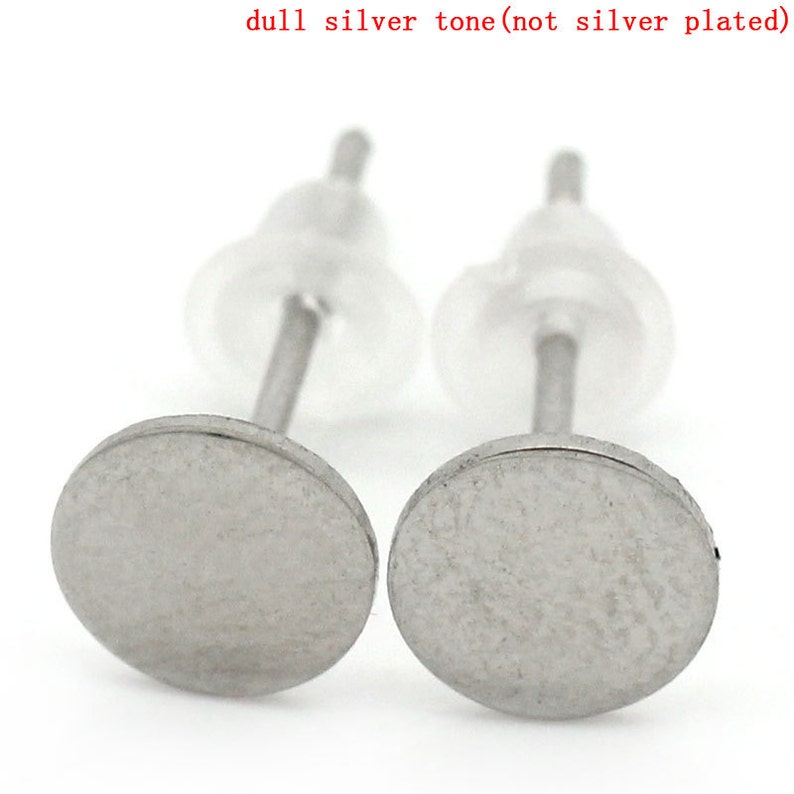 100 Pieces 50 Pairs 304 Stainless Steel Earring - Etsy