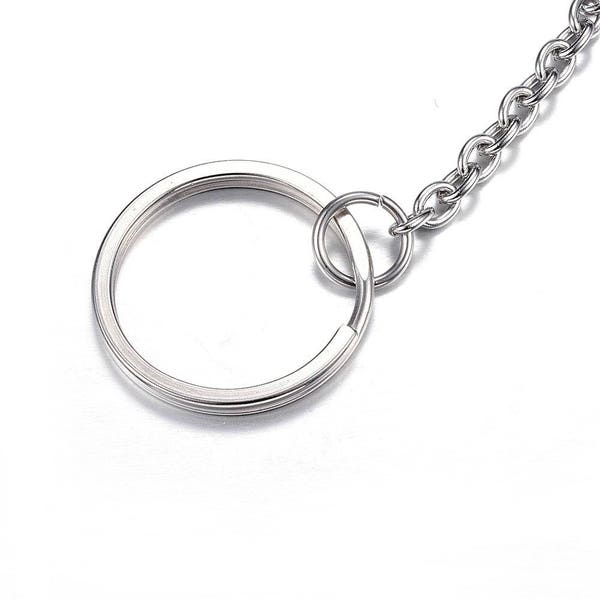 Silver Chain Ring - Etsy