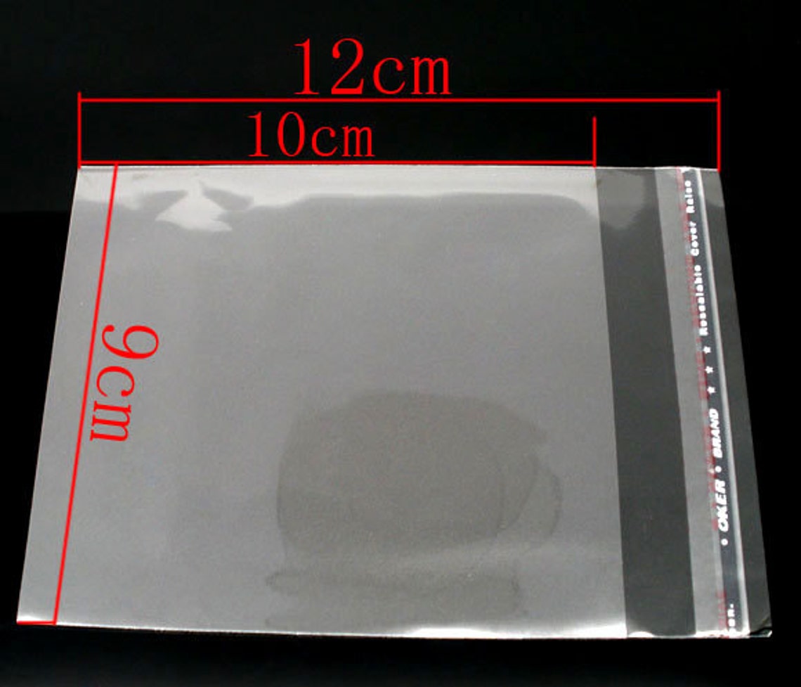 200 Clear Transparent Self-sealing Self-adhesive Bags 12cm X - Etsy