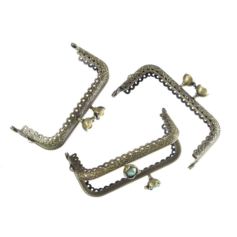 1pc. Antique Bronze Metal Purse Handbag Frame Filigree - Etsy