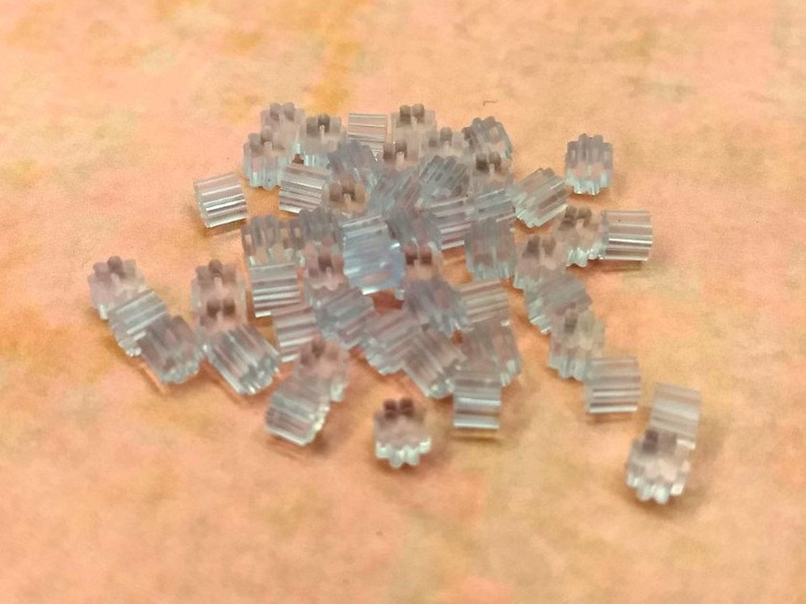 100 Pcs 50 Pairs Clear Translucent Plastic Earring - Etsy