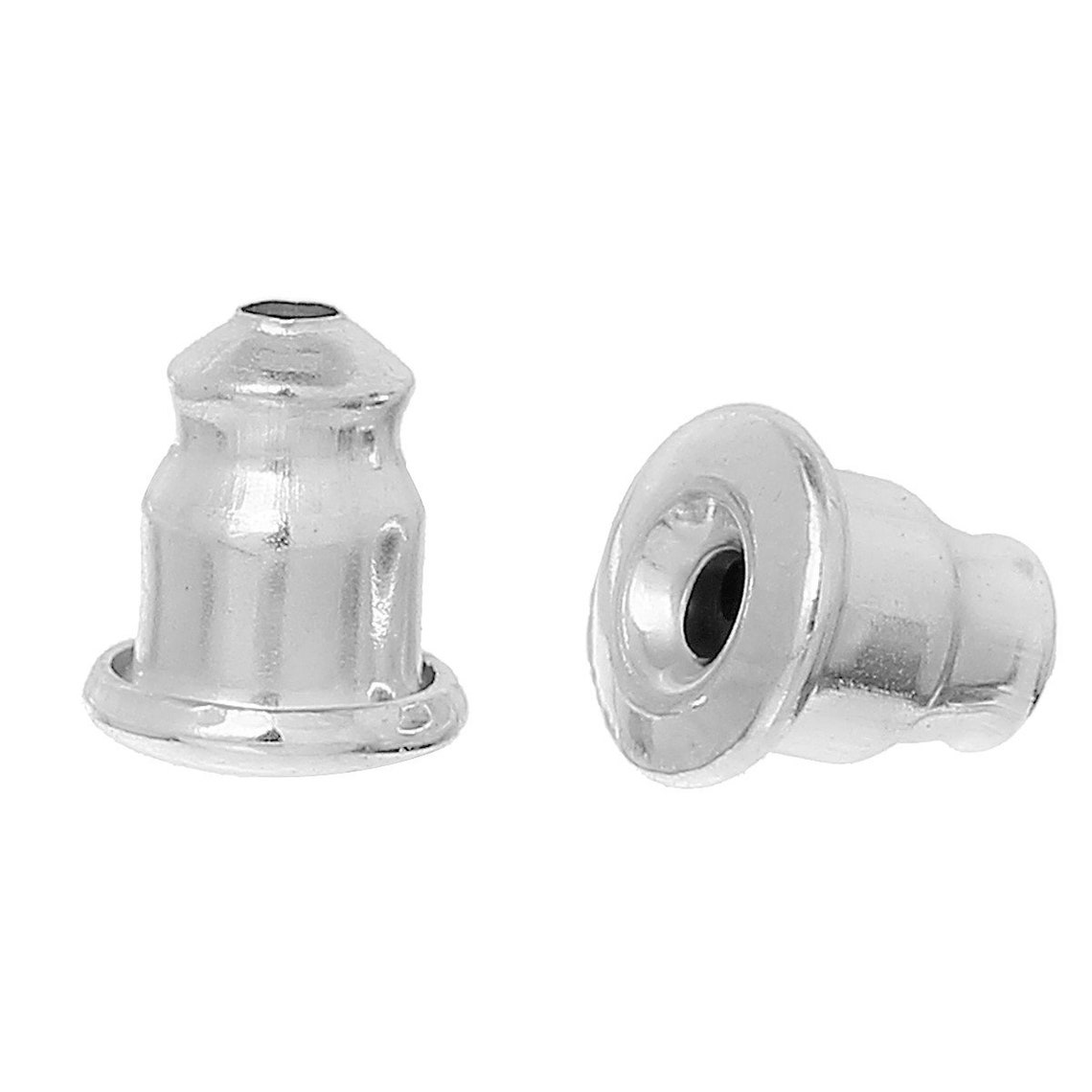 200 Pcs 100 Pairs Silver Plated Ear Nuts 5.5mm X 5mm | Etsy