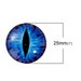 10 Pcs Circle Dragon Eyes Glass Round Dome Seals Tiles Cabochons 25mm 1 ...
