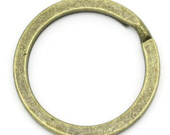 1 Split Split Key Ring Antique Brass KEY RING KEY-104 - Etsy