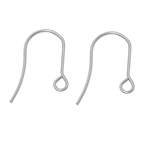 100 Pcs 304 Stainless Steel Earring Hooks With Loop Hole - Etsy