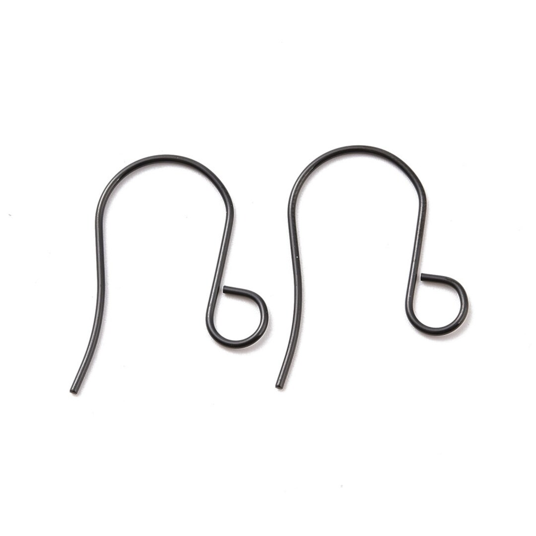 50 Pcs 316 Stainless Steel Earring Hooks With Loop Hole 26mm X 20mm ...