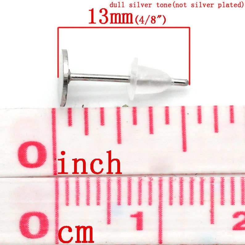 100 Pieces 50 Pairs 304 Stainless Steel Earring - Etsy