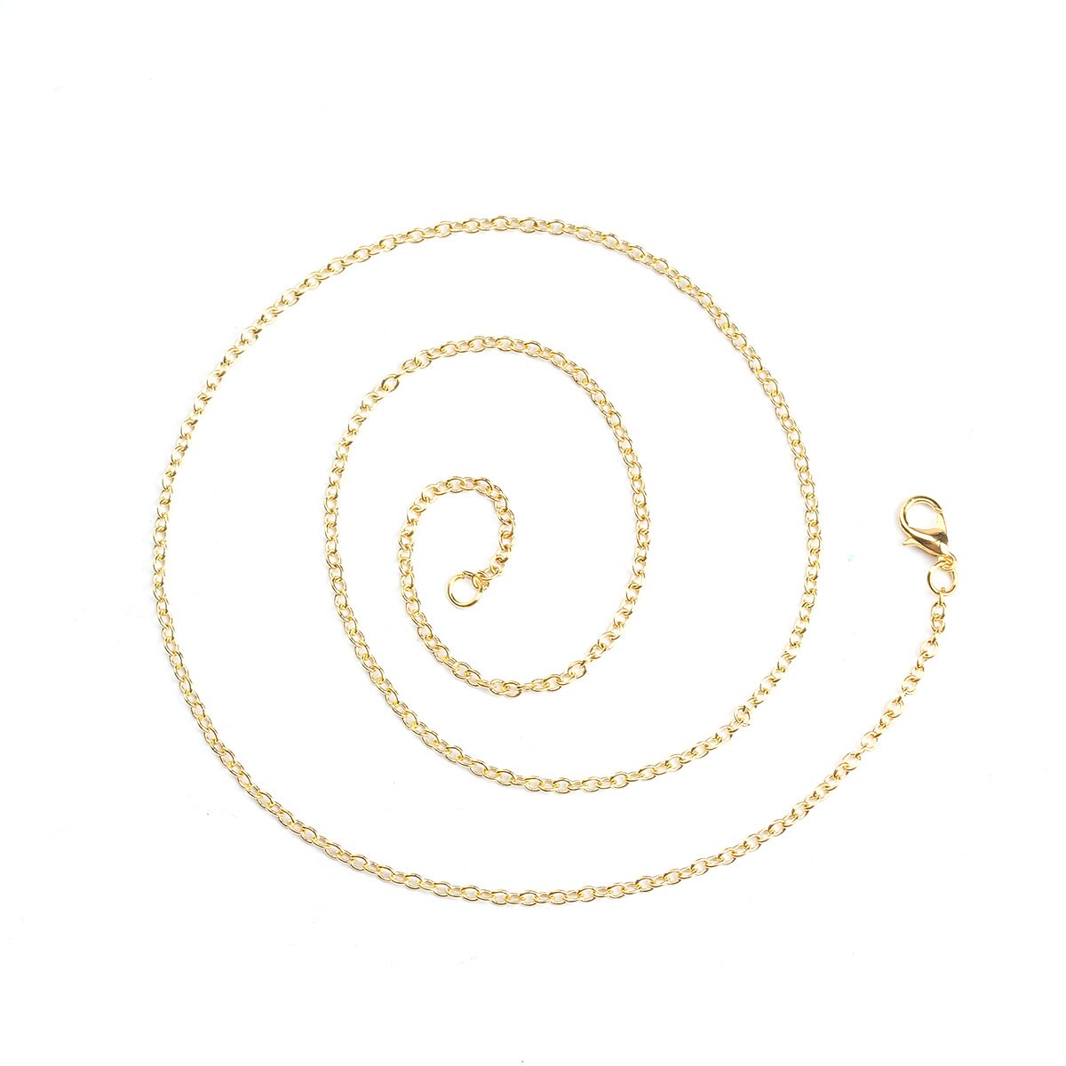 12 Pcs. Gold Plated Cable Chain Link Necklaces 24 3mm | Etsy