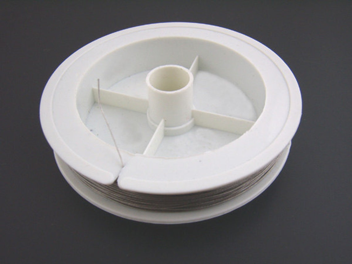 1 Roll 70M Antique Silver Grey Gray Tiger Tail Cord | Etsy