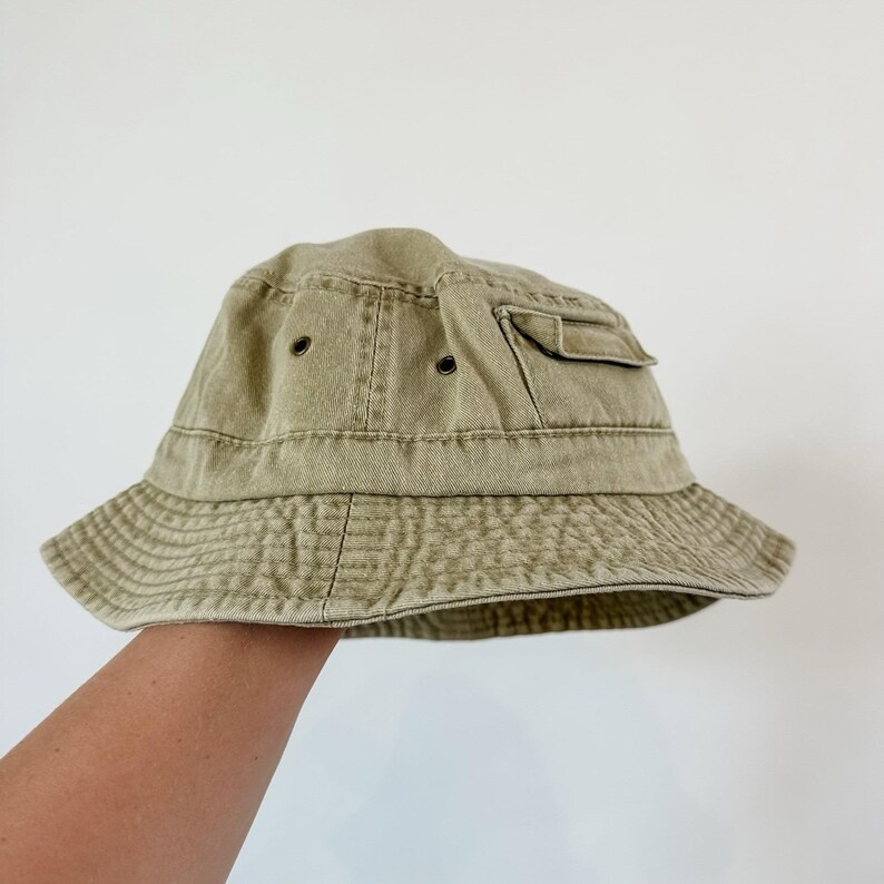 DPC Dorfman Pacific Bucket Hat Cap S/M Green Fishing Hiking Camp ...