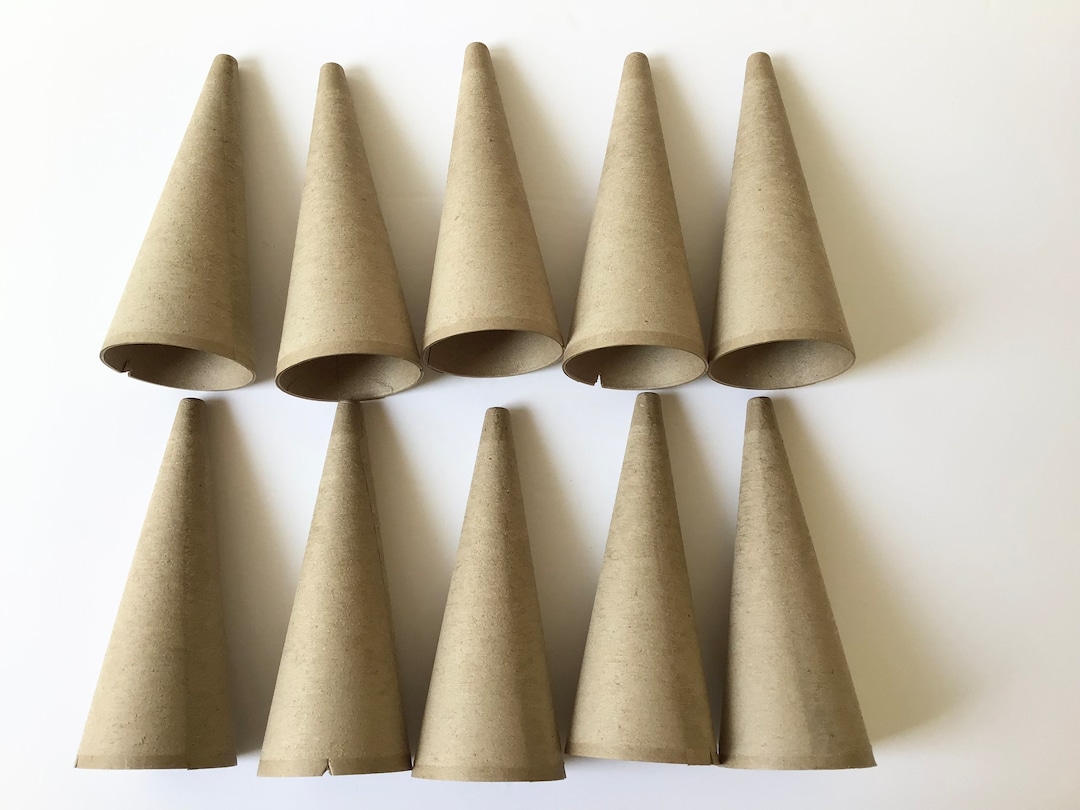 10 Cardboard Cones for Crafts - Etsy