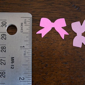 100 Pink Mixed Bow Confetti Embellishments Party Supplies - Etsy