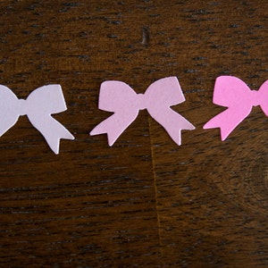 100 Pink Mixed Bow Confetti Embellishments Party Supplies - Etsy