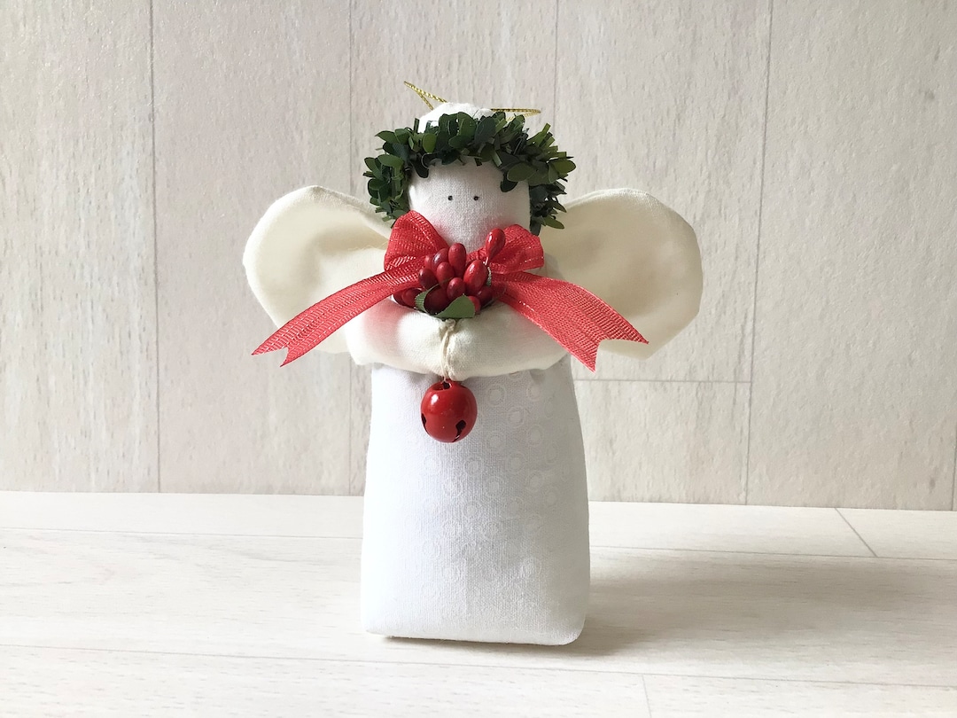 Fabric Angel Christmas Ornaments Fabric Angel Ornament Hanging - Etsy