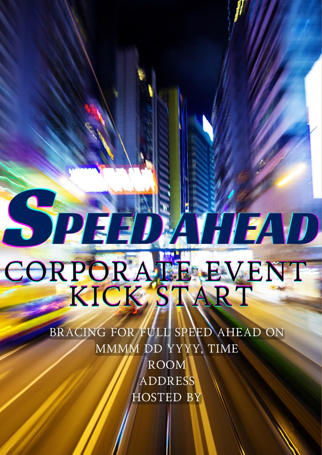 Company Event Kick-off Poster - Etsy