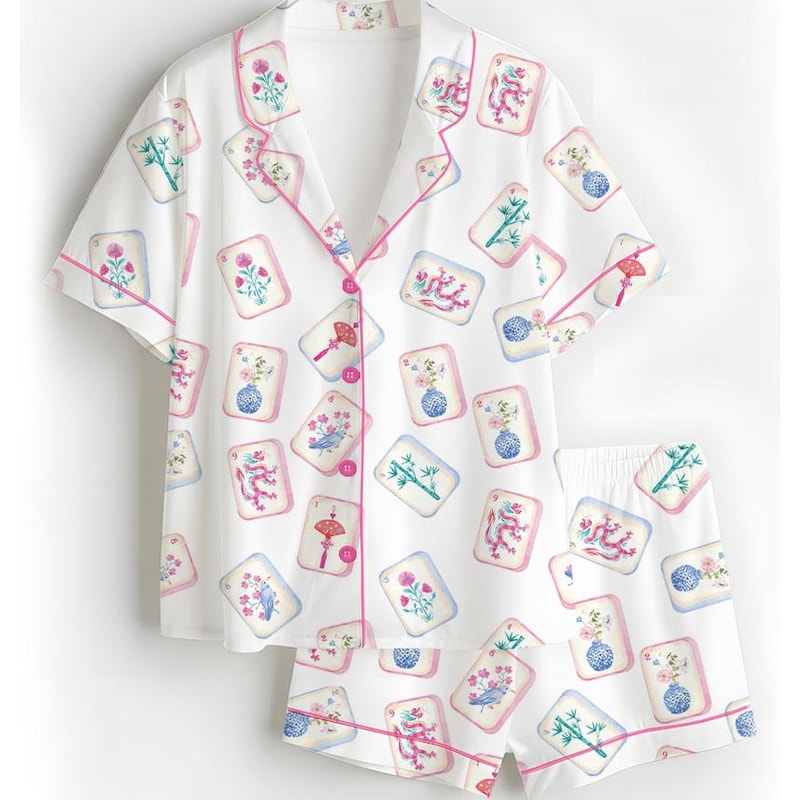 Pink Satin Pajama Sets - Etsy